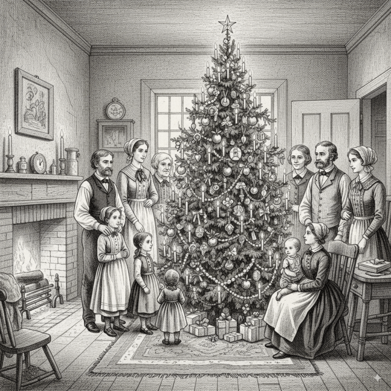1800's German Christmas tree