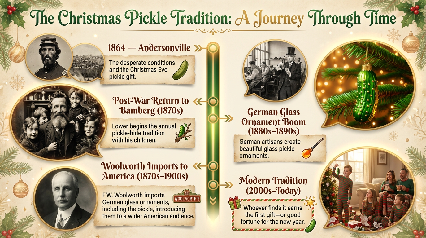 The Real Story of the German Christmas Pickle and Its American Start